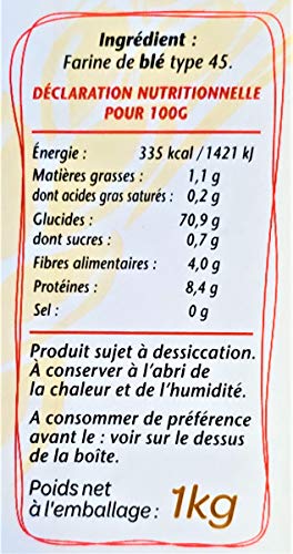 Francine Farine De Ble Supreme - French T45 Supreme Wheat Flour (2 Pack ...
