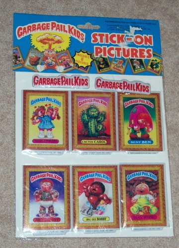 Garbage Pail Kids Stick On Pictures (Stickers) Sheet 1985 : Amazon.in ...