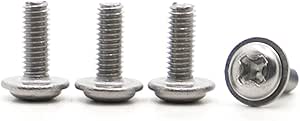 Amazon.com: Generic M2 M2.5 M3 M4 M5 M6 304 A2 Stainless Steel PWM DIN967 Cross Phillips Pan ...