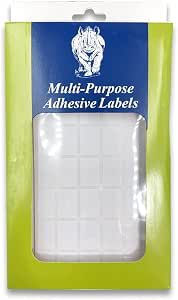 1008 All Purpose Self Adhesive Plain Rectangular White Labels - Easy ...