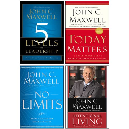John C. Maxwell 4 Books Collection Set(5 Levels of Leadership, Today ...
