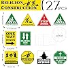 Amazon.com: 27PCS Religious Cutouts Jesus Construction Traffic Road ...