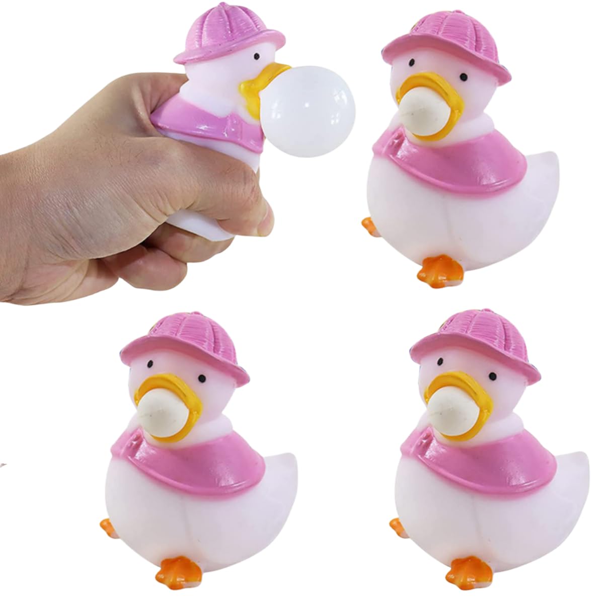 Amazon.com: Dhjrefhhd 1Pcs Cute Duck Spit Bubbles Squeeze Toys Animal ...