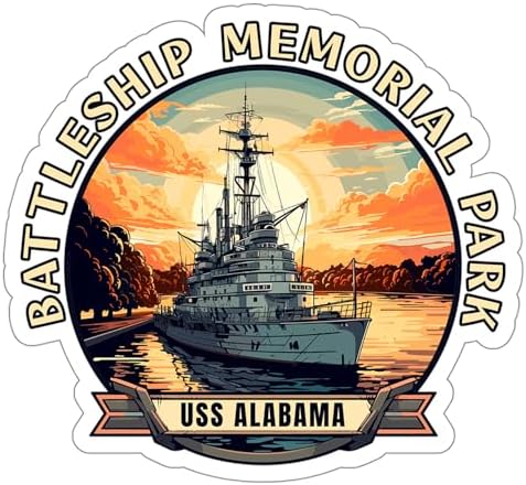 Amazon.com: No Thorns Media USS Alabama Battleship Memorial Park ...