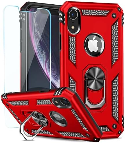 Amazon.com: YZOK for iPhone XR Case,with Camera Lens Cover HD Screen ...