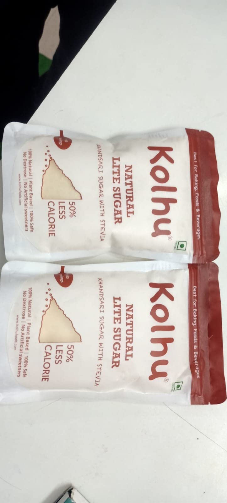 Kolhu Natural Lite Sugar 250g (Khandsari Sugar + Stevia) (Pack of 1 ...