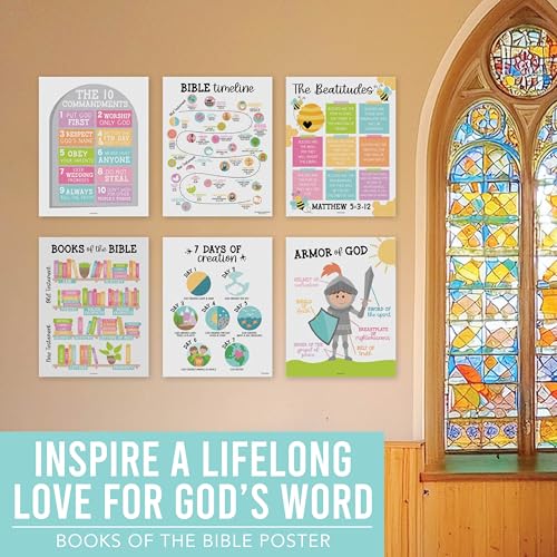 Hadley Designs Sunday School Decorations for Classroom - 9 Bible ...