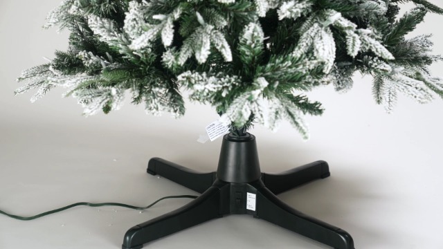 Watch 360-Degree Electric Rotating Adjustable Christmas Tree Stand on ...