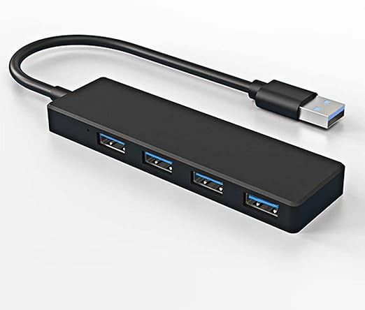 Amazon.com: USB Hub,USB Splitter, 4-Port USB Hub,1 USB 3.0 + 3 USB 2.0 ...