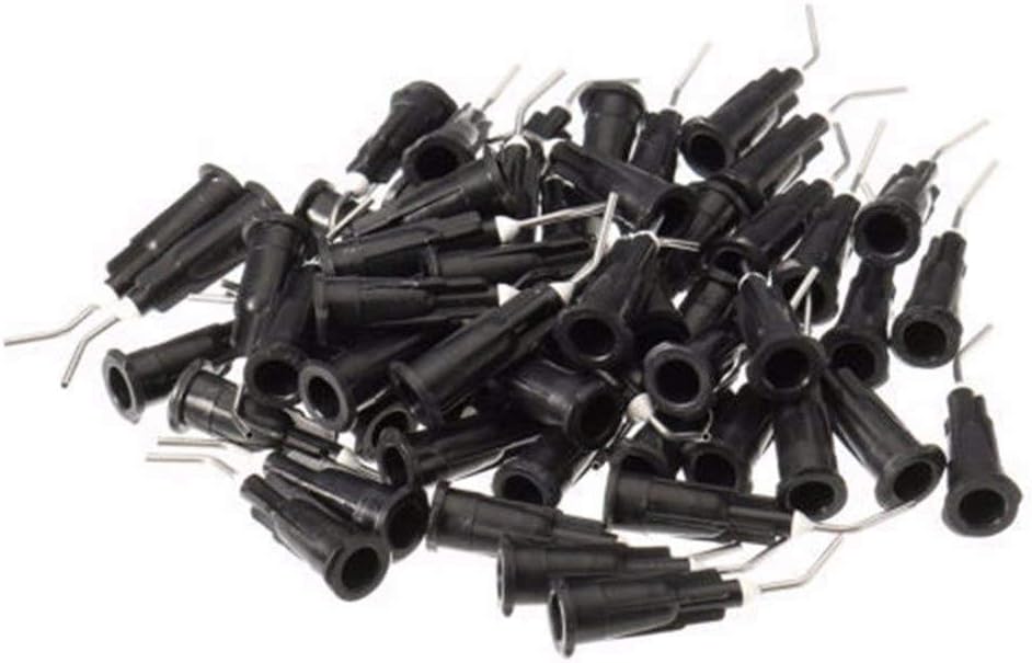 Fautly 100 Pcs Dental Pre Bent Flow Needle Tips Irrigations Syringe ...