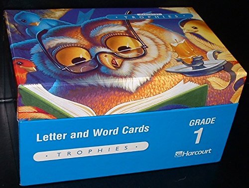 Harcourt School Publishers Trophies: Letter And Word Cards Gr1 ...
