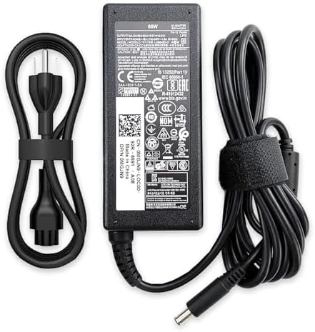 Amazon.com: Dell 65W 4.5mm tip Laptop Charger,Inspiron 14 5420,5425 ...