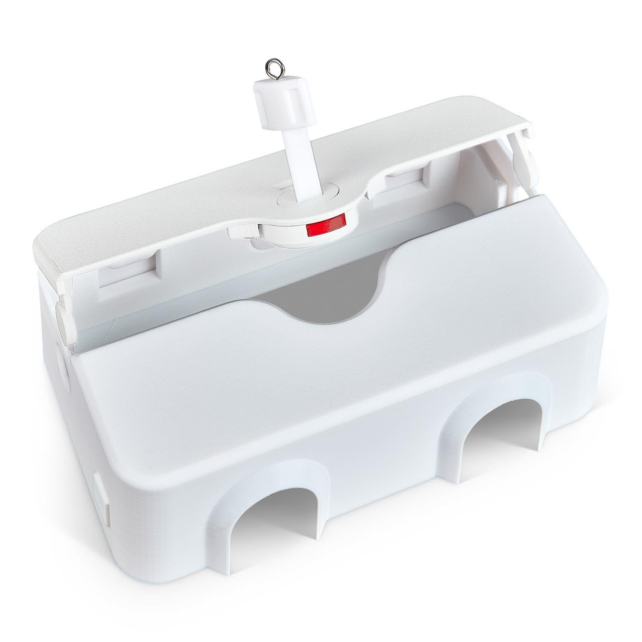 PlugMinder: Lockable Socket/Switch/Plug Protector (White/White, 80mm ...
