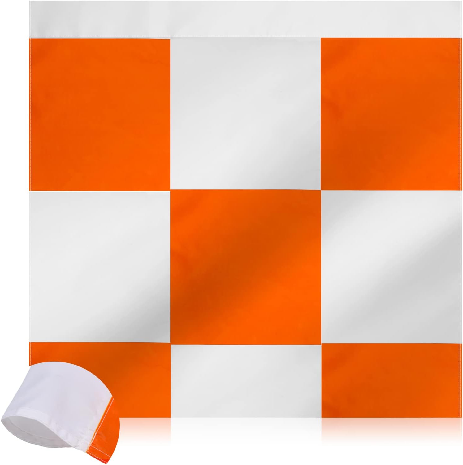 Amazon.com: Safety Flag APF 36 by 36 Airport Flag, Orange and White ...