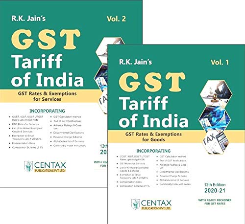 Buy GST Tariff of India (GST Rates & Exemptions for Services) : Vol. 1 ...