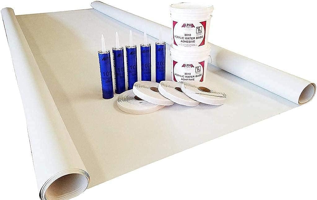 Amazon.com: 00 Superflex TPO Kit for RV Rubber Roof | Camper Rubber ...