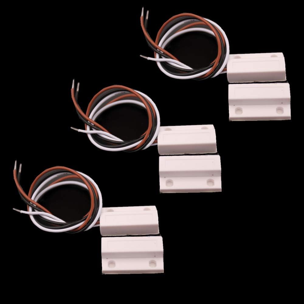 Amazon.com: uxcell 2pcs MC-31 Surface Mount Wired NC Door Contact ...