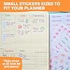 Simple Productivity Weekly Planner Stickers (Colourful) - 30 Sheets of ...