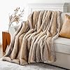 Amazon.com: BATTILO HOME Luxury Faux Fur Throw Blanket, Soft Cozy Mink ...