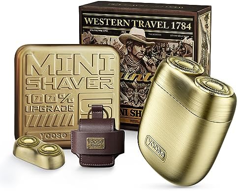 Amazon.com: yoose Bounty Hunter Alloy Mini Shaver, Portable Cordless ...