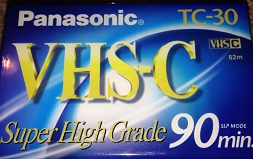 Amazon.com: Super High-Grade VHS-c Videocassette(2 pk.) : Electronics