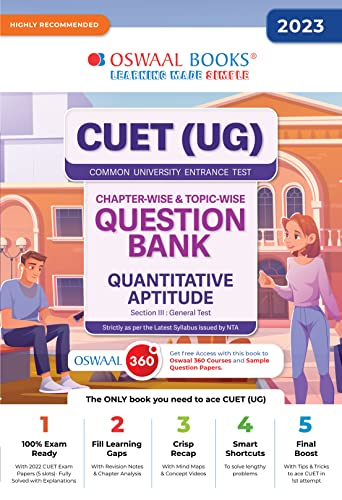 Oswaal NTA CUET (UG) Common University Entrance Test Chapter-wise ...