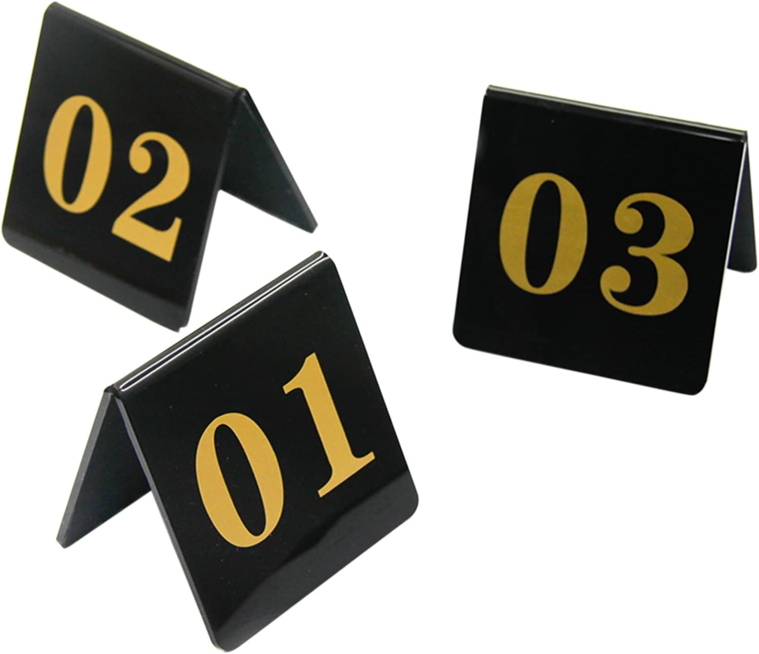 Amazon.com: V3VOGUE Table Numbers 1-25/50/100 Acrylic Tent Style Table ...