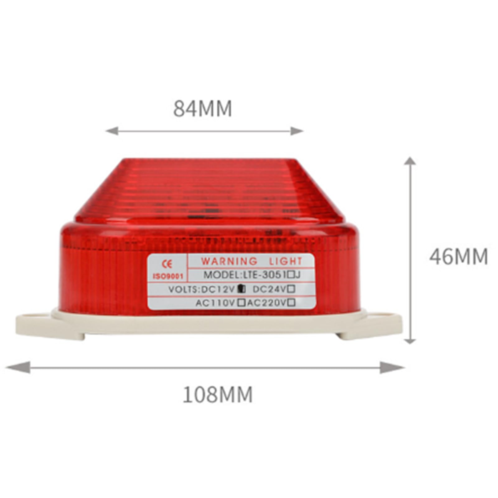 Snapklik.com : Warning Light Red LED Small Strobe Light Emergency ...