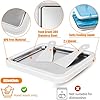 Ice Cream Roll Maker Set with 2 Spatulas, Fun DIY Ice Cream Roller Pan ...