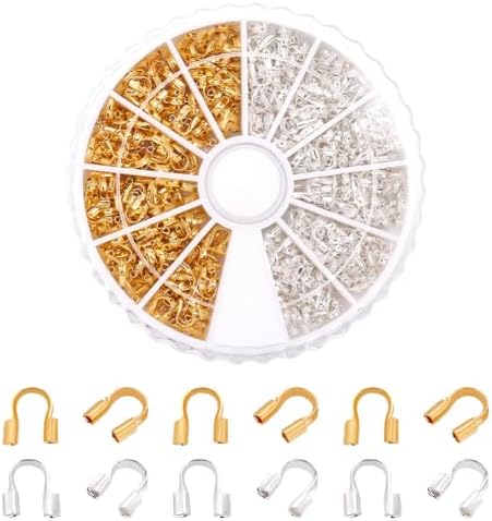 Wire Protector Jewelry, 200 Pcs U Shape Thread Protector Loops for DIY ...