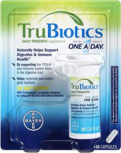 Amazon.com: TruBiotics Daily Probiotic, 90 capsules - Gluten Free, Soy ...