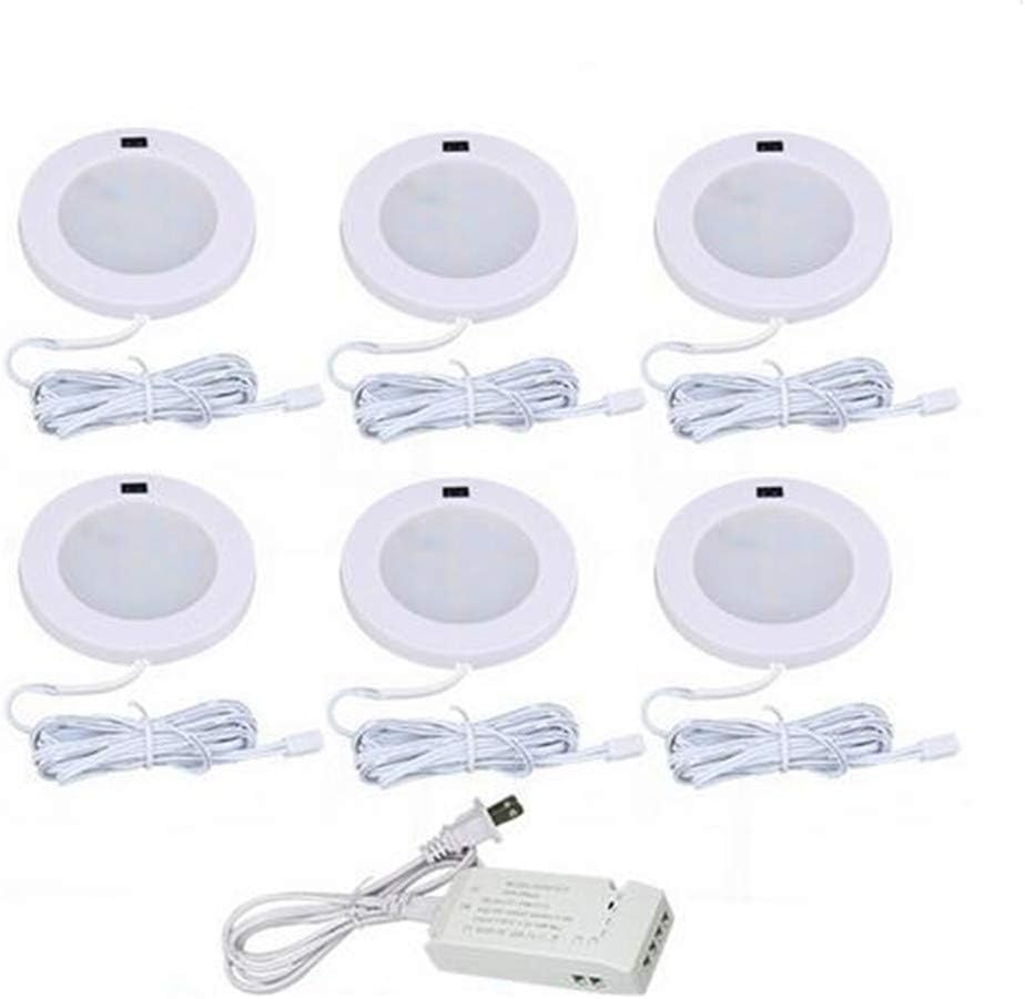 3W Intelligent Induction Cabinet Light kit - Aluminum Puck Lights 120 ...
