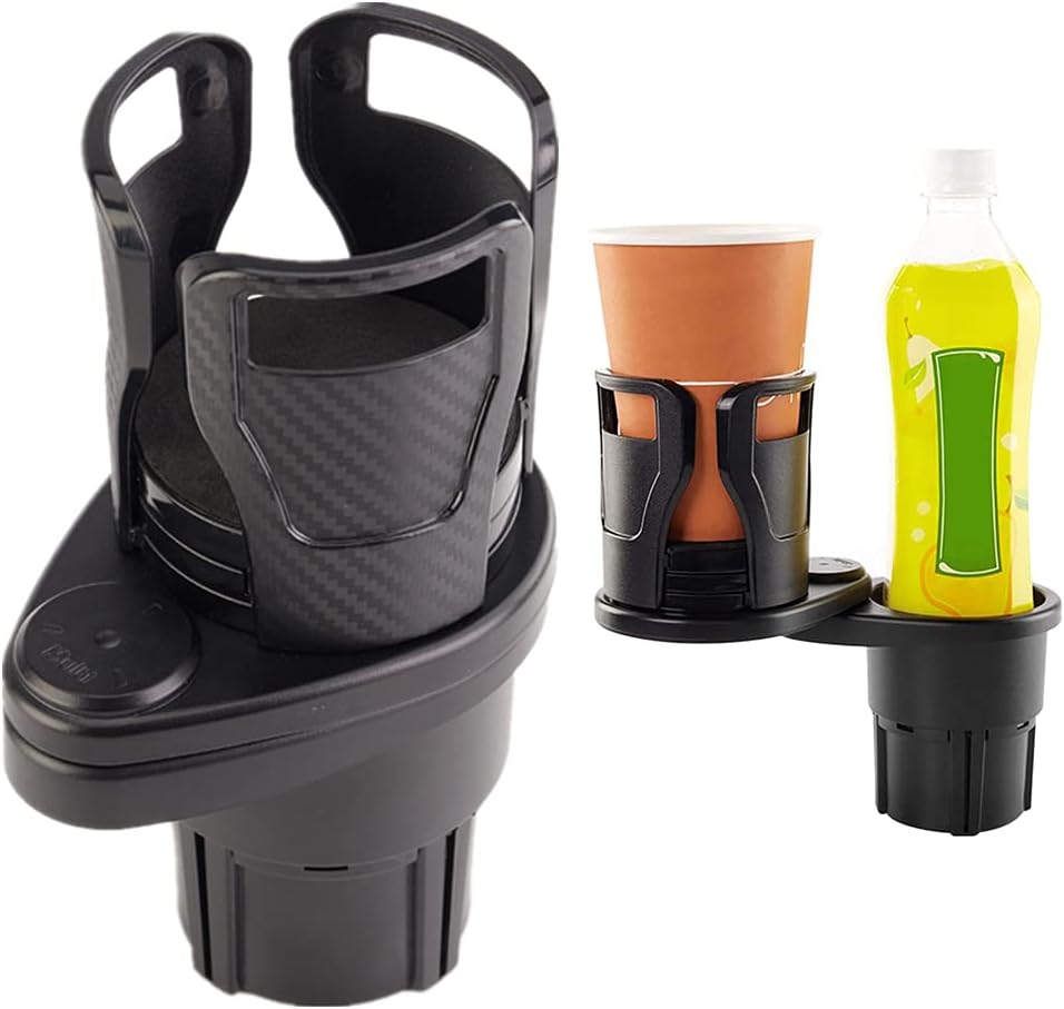 Universal Car Dual Cup Holder Adjustable Cup Stand,2 in 1 ...