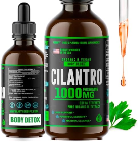 Amazon.com: HERBIFY Organic Cilantro Tincture - Herbal Cilantro ...