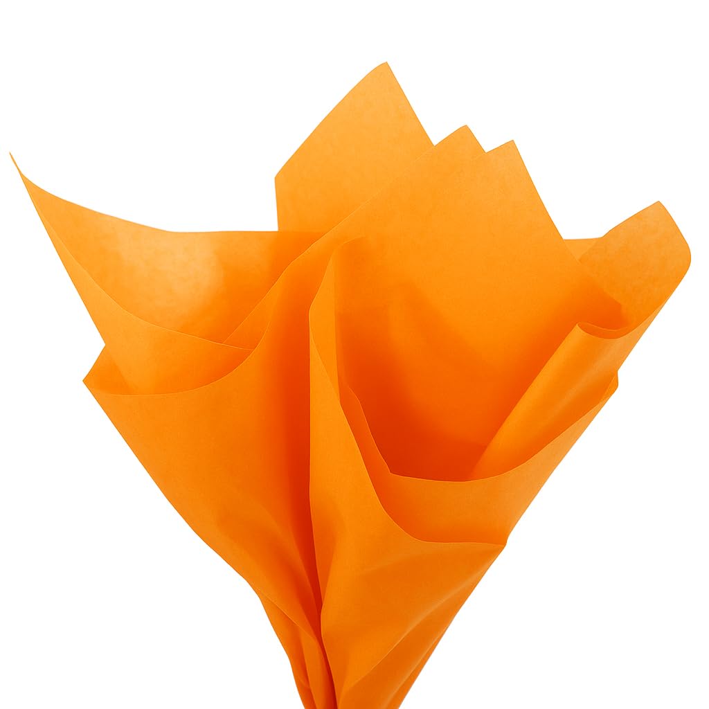 Snapklik.com : Light Orange Tissue Paper 26 X 20 Inches 60 Sheets Large ...