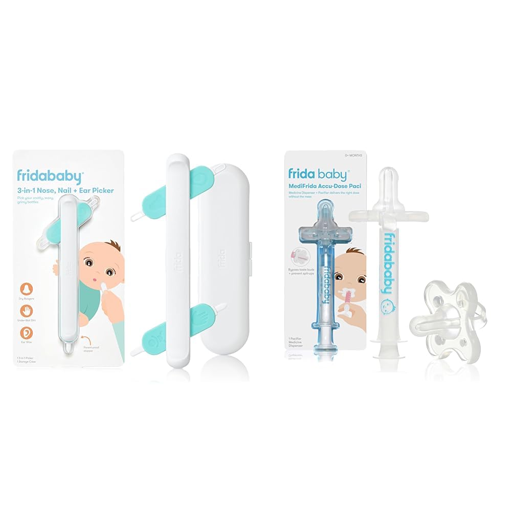 Amazon.com : Frida Baby 3-in-1 Nose, Nail + Ear Picker + Frida Baby ...