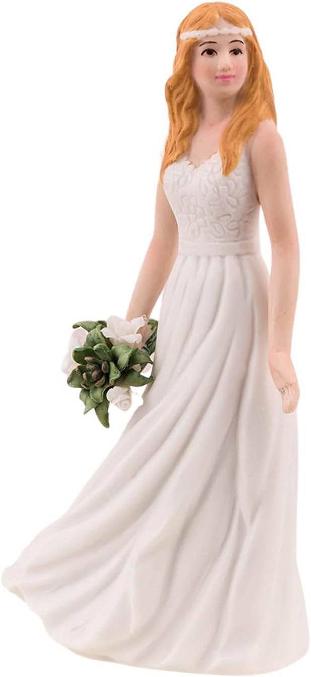 Amazon.com: WEDDINGSTAR Bride Trendy Porcelain Figurine Wedding Cake ...
