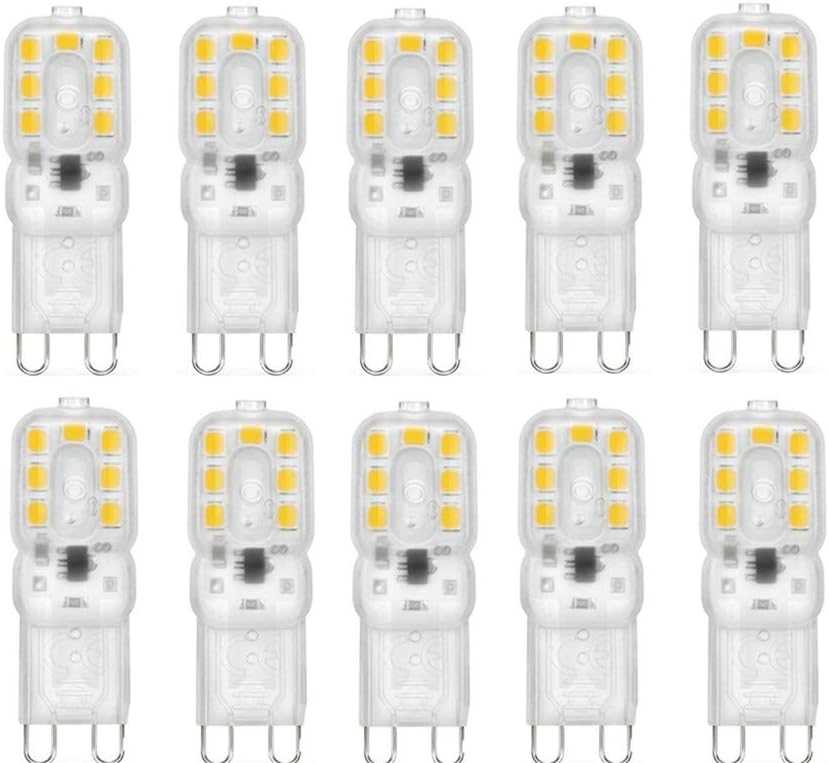G9 3W LED Light Bulbs G9 Bi-Pin Base 3W(25W Halogen Bulb Equivalent ...