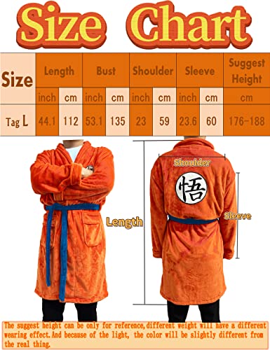 Snapklik.com : Lopbraa Anime Robe Pajamas Bathrobe For Mens Costume For ...