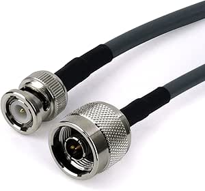 Amazon | 同軸ケーブル 3D2V NP-BNCP (BNCP-NP) 1m (インピーダンス:50Ω) 3D-2V加工製作品 ツリービレッジ | エンジェルハムショップジャパン ...