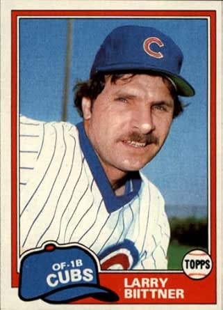 Amazon.com: 1981 Topps Baseball Card #718 Larry Biittner : Collectibles ...