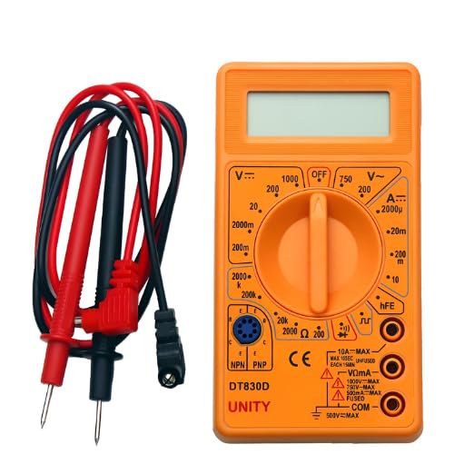 R&D Digital Multimeter Square Wave Output Voltage Ampere Ohm Tester ...