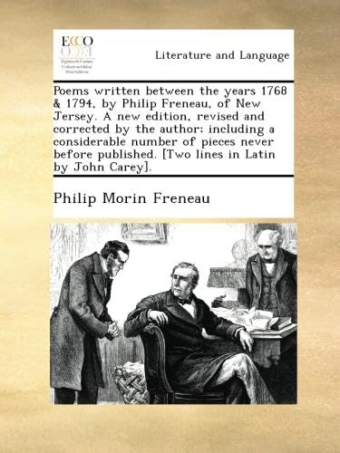 Poems written between the years 1768 & 1794, by Philip Freneau, of New ...