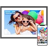 Amazon.com : ARZOPA Frameo Digital Picture Frame 10.1 Inch Smart WiFi ...