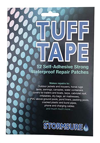 Snapklik.com : TUFF Tape Waterproof And Airtight Patch Set Of 12 Self ...