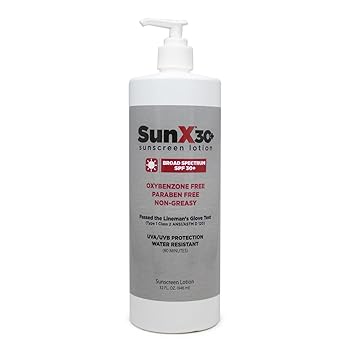 Amazon.com: CoreTex Sun X 30+ SPF Broad Spectrum Sunscreen Lotion ...