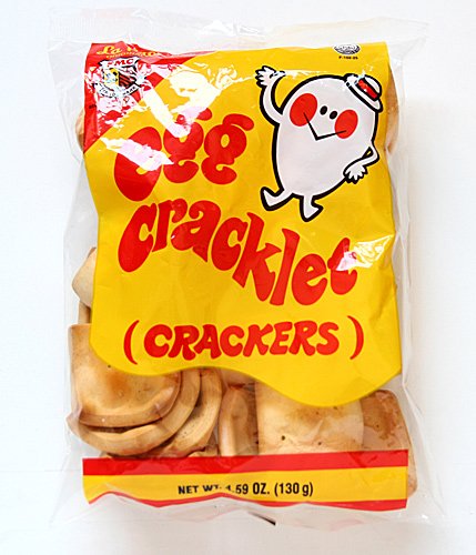 Amazon.com : Egg Cracklet Crackers 130g : Gourmet Food : Everything Else