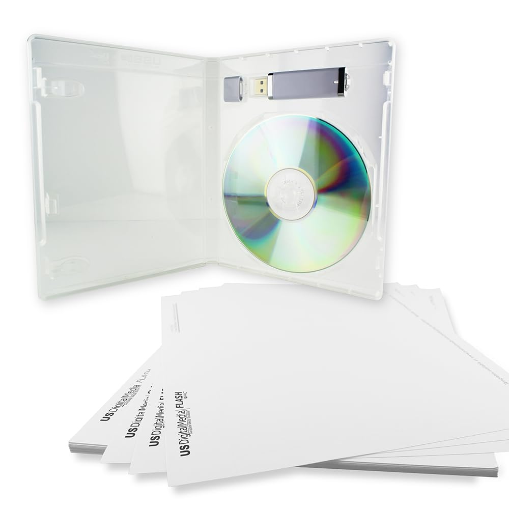 Amazon.com: Flash Pac® USB Flash Drive + Disc Case Super Clear ...