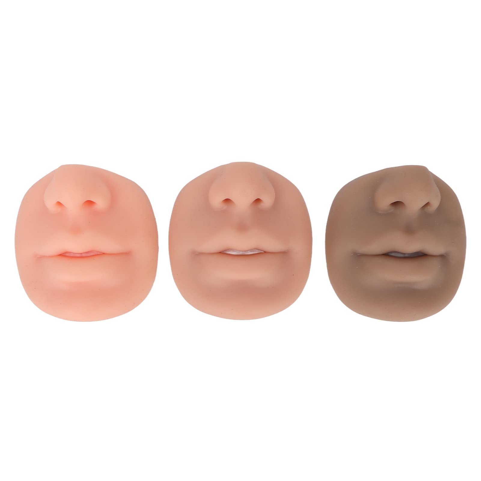 Buy Pack of 3 silicone fake nose, realistic human nose and mouth model ...