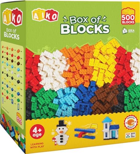 Buy AIKO Building Block Toys for Kids (500 Pieces) - Best Lock Fitting ...